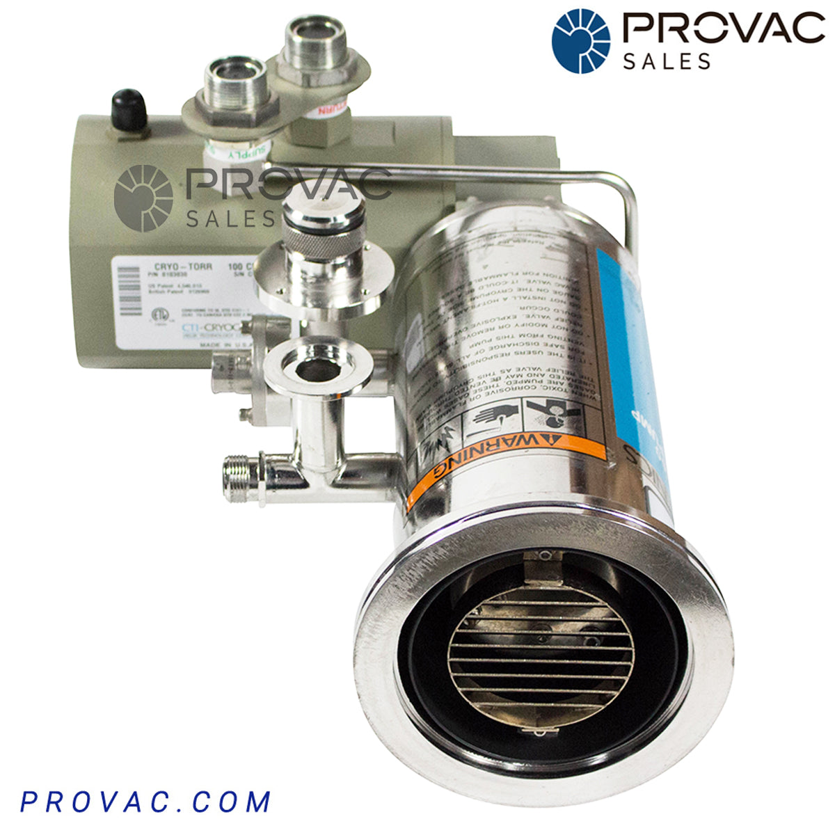 CTI Cryo-Torr 100 Cryo Pump, Rebuilt