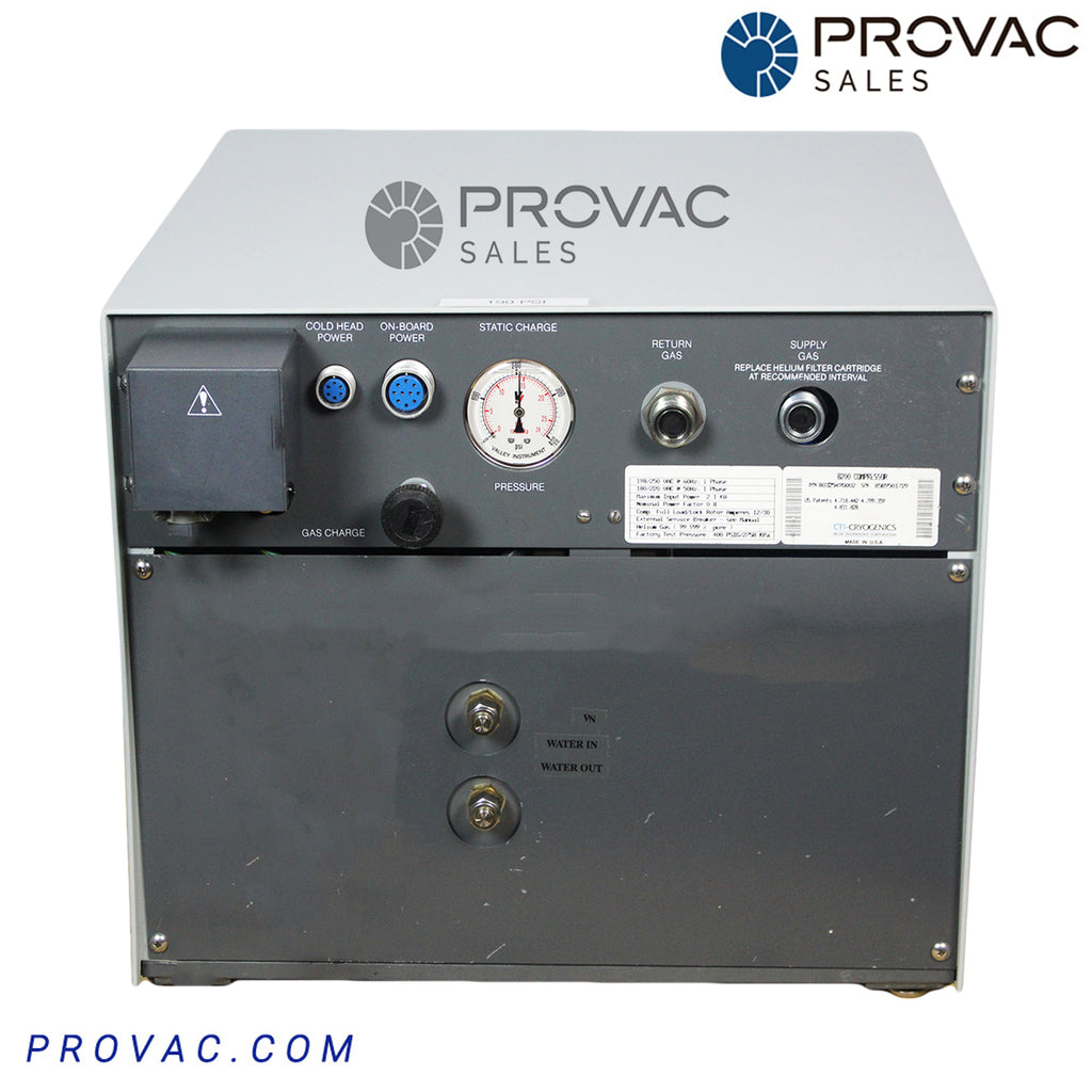 CTI 8200 Compressor, 1 Phase, Water Cooled, Rebuilt